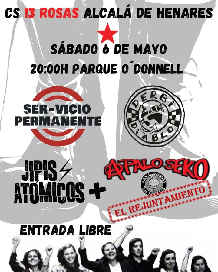 ANIVERSARIO CS 13 ROSAS - A PALO SEKO + DERBY DIABLO+ JIPIS ATOMICOS+ ...