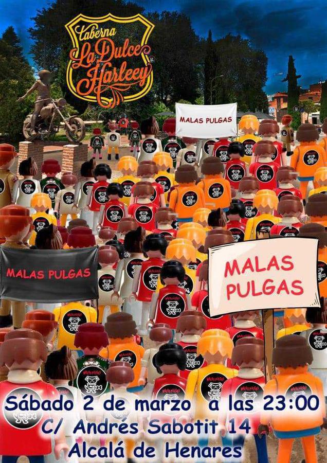 Malas Pulgas, en TABERNA LA DULCE HARLEEY | AlcaláEsMúsica